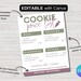 Editable Price List | Sugar Cookie Price List | Canva Template | Cookie ...