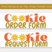 Google Forms Image Header for Custom Cookie Request Form | Cookie Request Form | Cookie Order ...