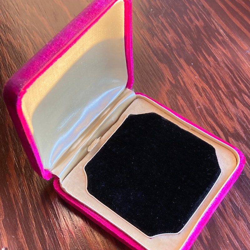 Pink Velvet Box - Etsy