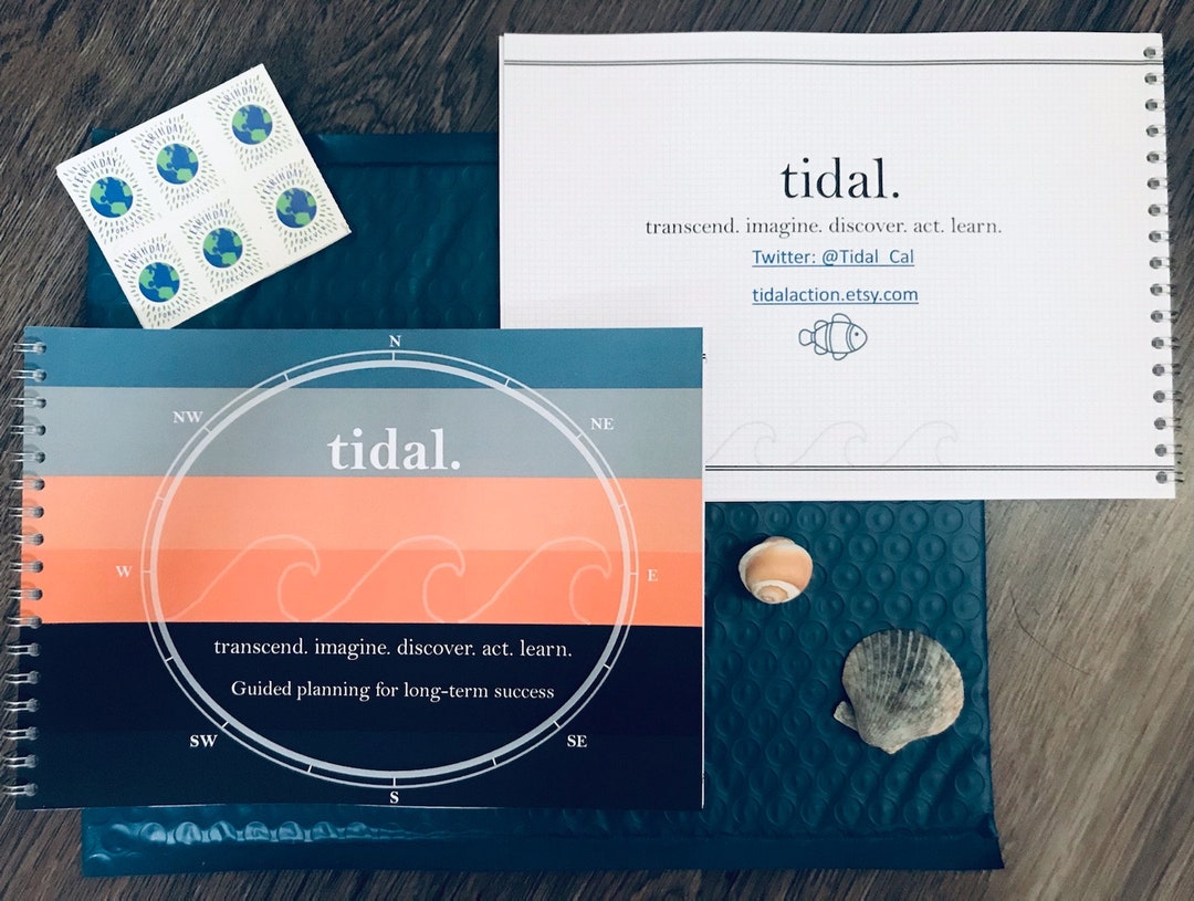 Weekly Planner_roll With the Waves - Etsy