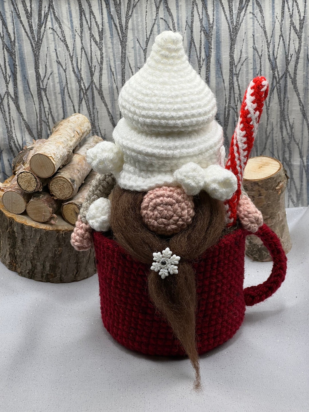 Gnome in a Mug Crochet Pattern PDF, Digital PDF Pattern, Hot Chocolate ...