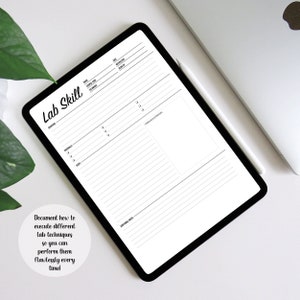 LABORATORY NOTEBOOK TEMPLATES | Lab Notebook Templates | Lab Book ...