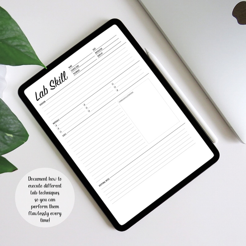 LABORATORY NOTEBOOK TEMPLATES | Lab Notebook Templates | Lab Book ...