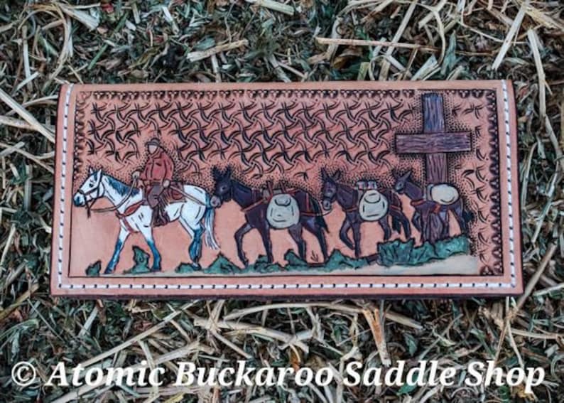 Custom Tooled Leather Wallets - Etsy