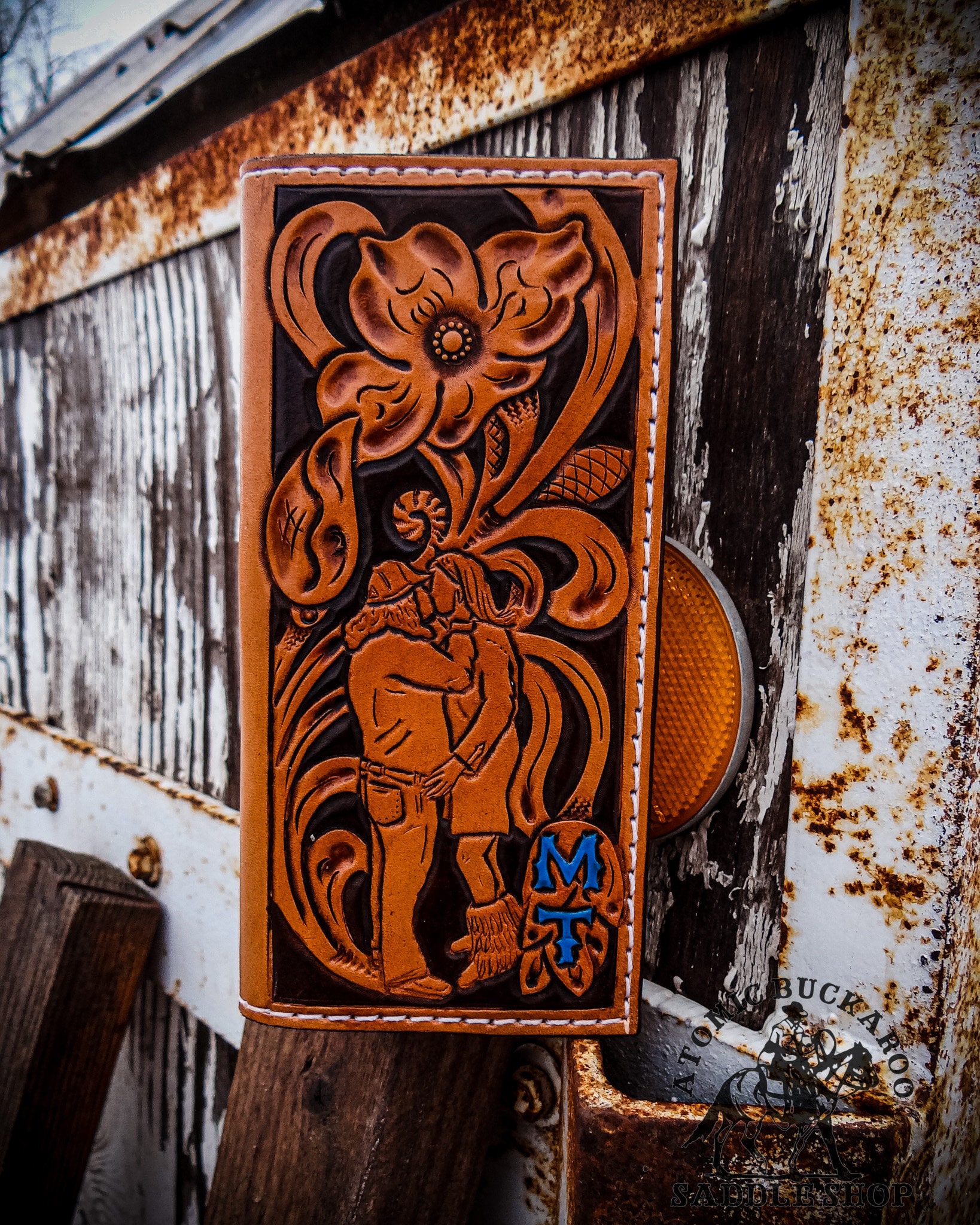 Custom Tooled Leather Wallets - Etsy