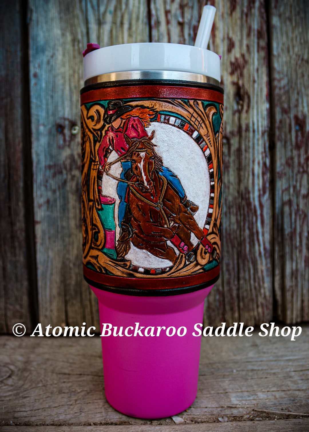 Custom Leather Cup Wrap ***fits Stanley*** - Etsy