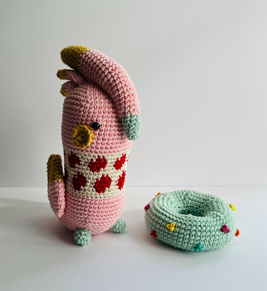 Luna Cockatoo --stuffed Cuddly Animal - Etsy