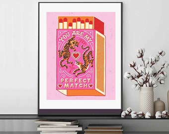 Perfect Match Poster - Etsy