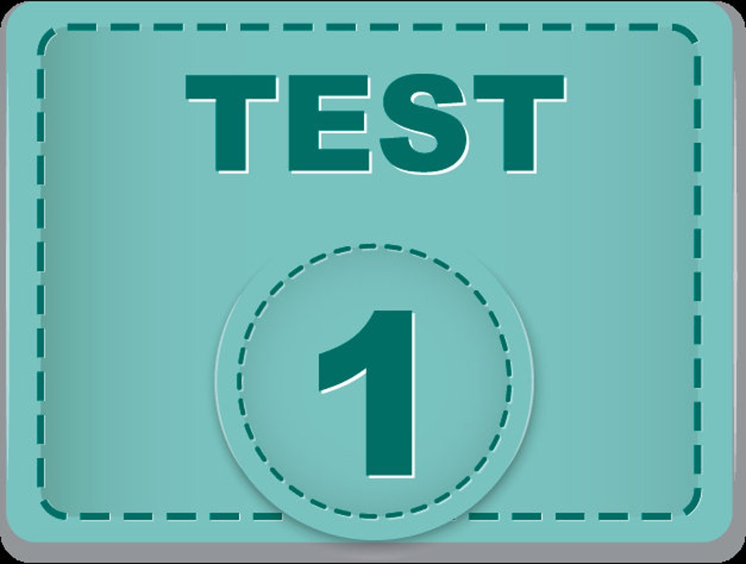 Printable Test Template 1 - Etsy