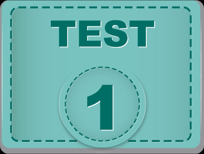 Printable Test Template 1 - Etsy