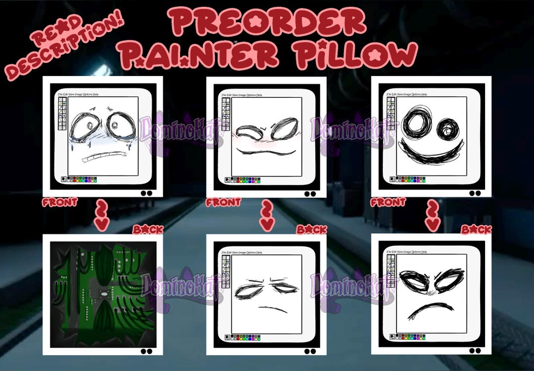 Roblox Pressure Painter Pillow Plush - Etsy Canada