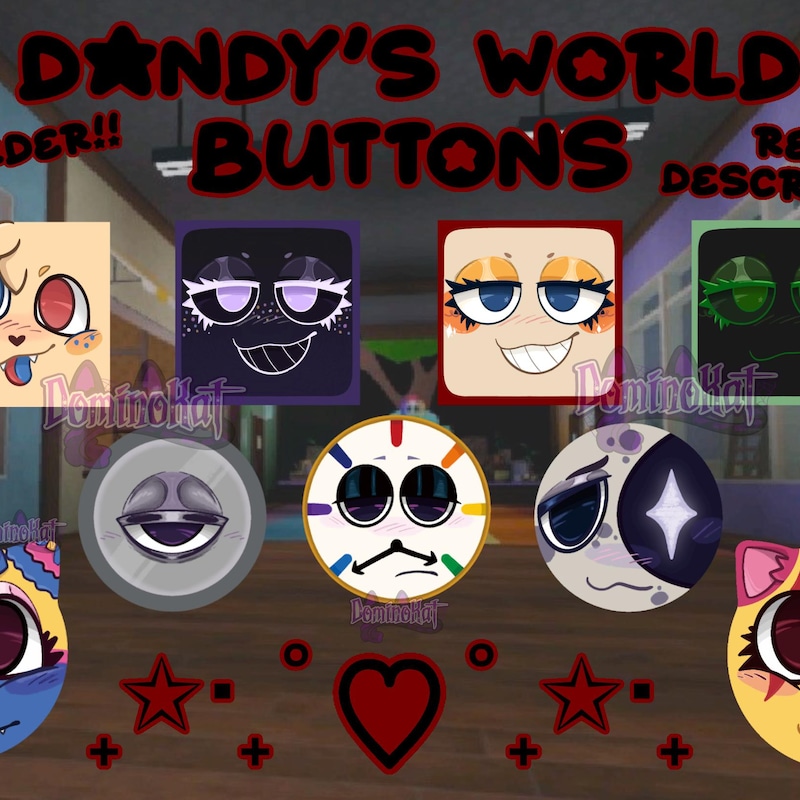 Dandy World Pins - Etsy