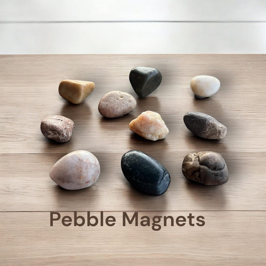 Pebble Magnets - Set of 10 - Etsy
