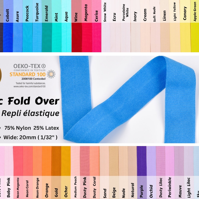 Fold Over Elastic - Etsy