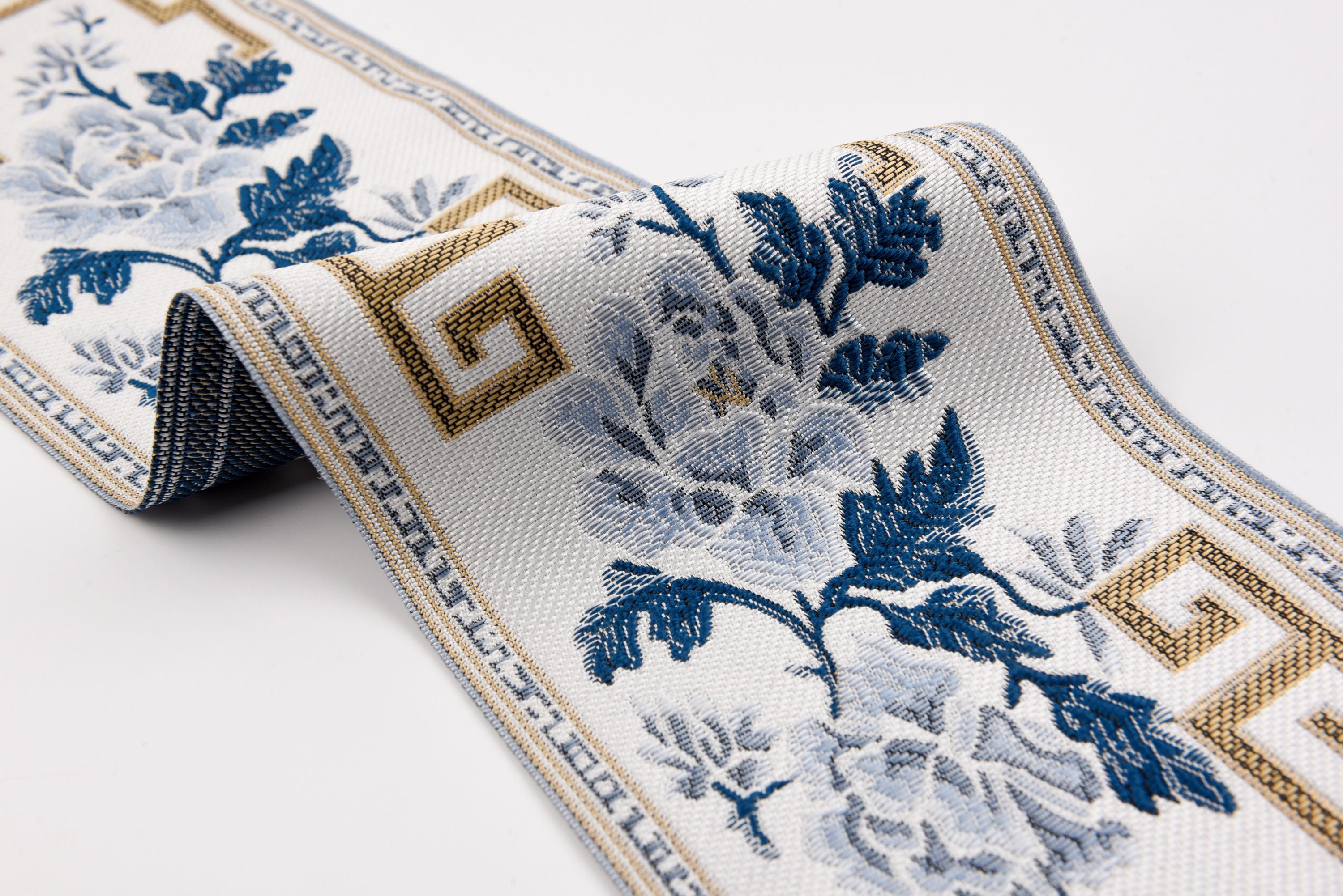 Curtain & Upholstery Webbing Trim Ribbon 120mm , 10yards Pack, Tapestry ...