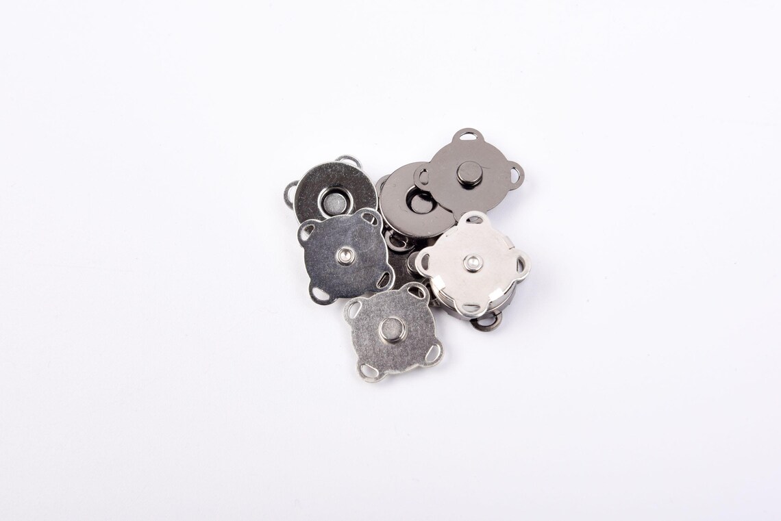 Magnetic Snap Buttons: Sew-on Purse Closures (18mm, 14mm) - Etsy