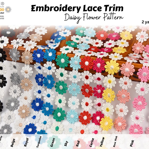 Daisy Lace Trim - Etsy