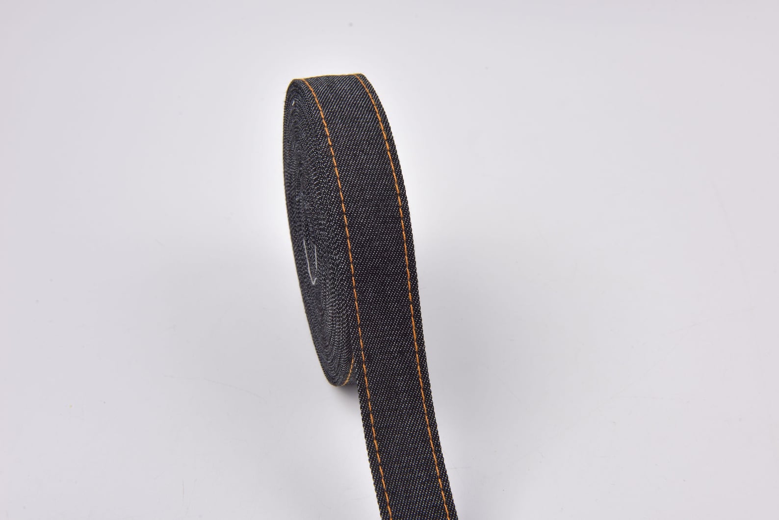 Denim Webbing With Side Stitches: Bag Straps, Upholstery - Sold by Half ...
