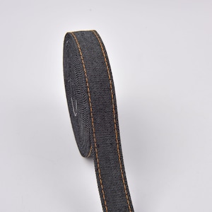 Denim Webbing With Side Stitches: Bag Straps, Upholstery - Sold by Half ...