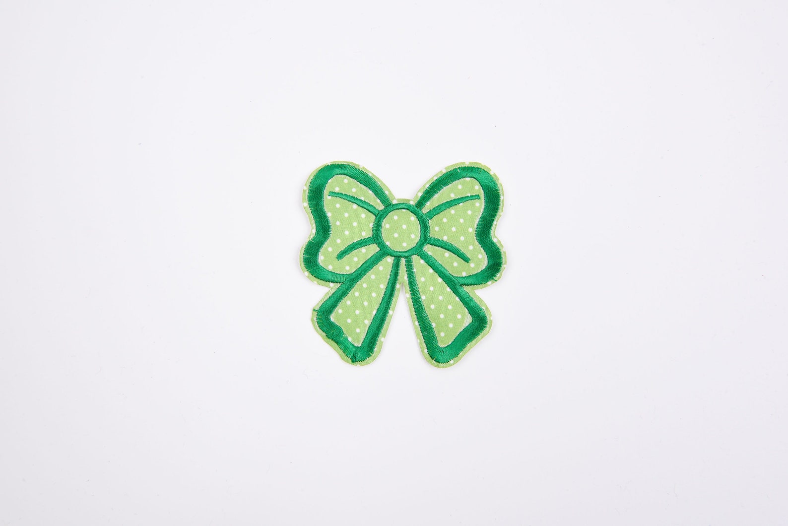 Classic Dots Bow Patch (2 Pieces Pack) Iron on GK - 48, Sew On ...