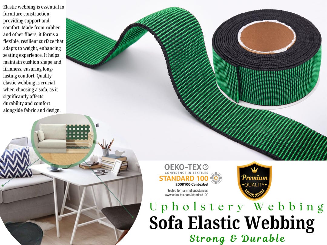 Sofa Elastic Webbing, Upholstery Webbing, Elastic Strap for Seat, Sofa ...