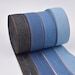 Denim Webbing With Side Stitches: Bag Straps, Upholstery - Sold by Half ...