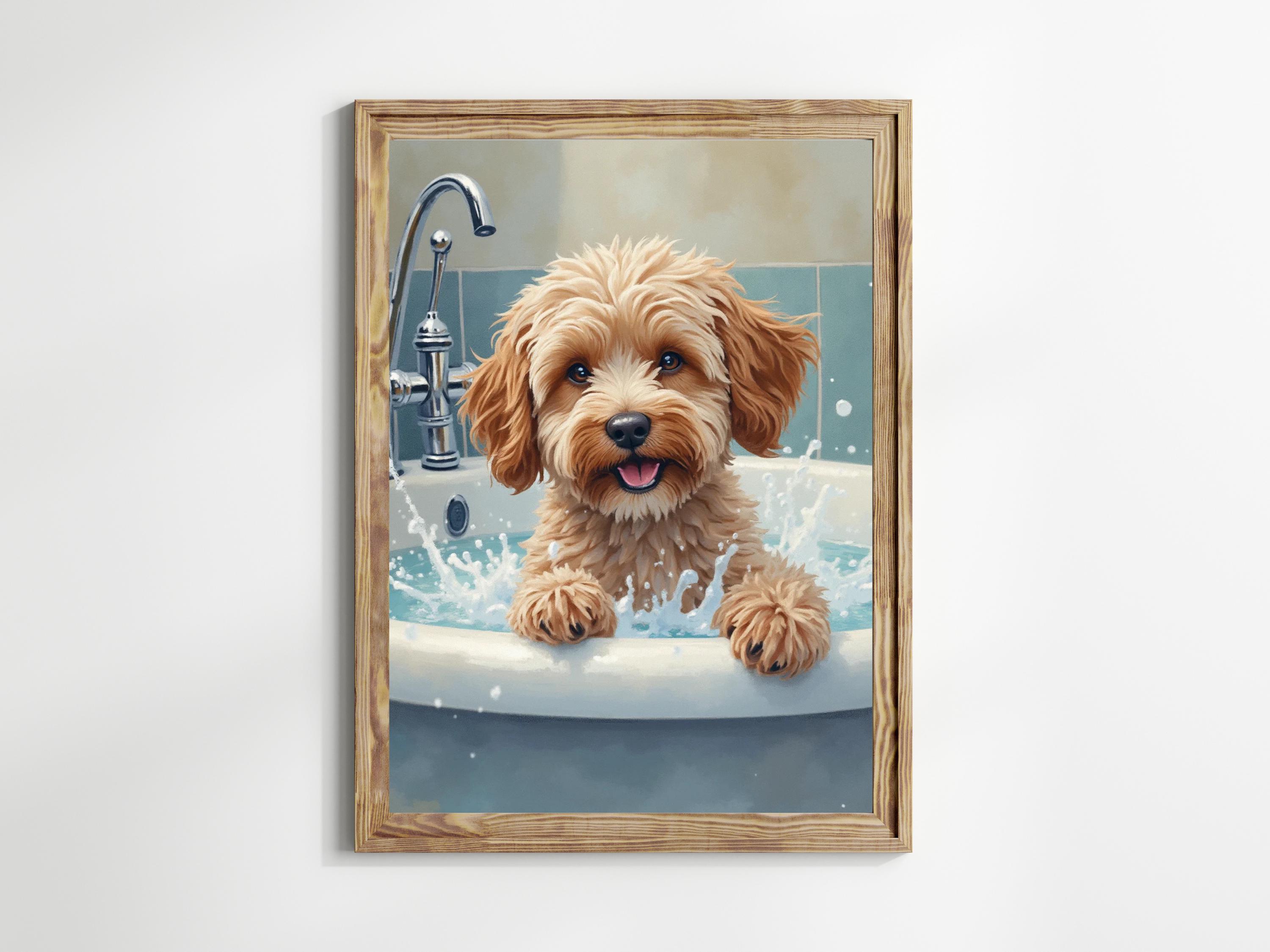 Funny Cavapoo Bathroom Art Print Set of 3 (digital Art) - Etsy