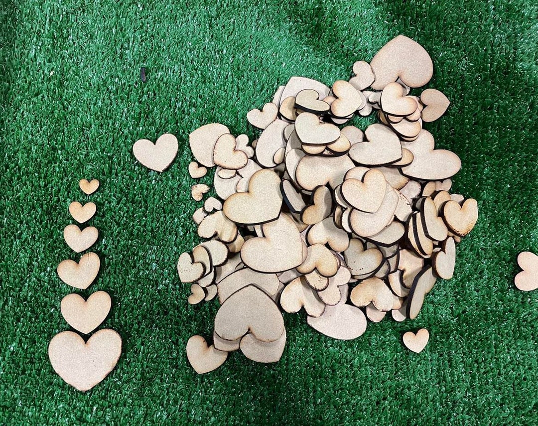 Heart Blanks MDF Heart Shape - Etsy