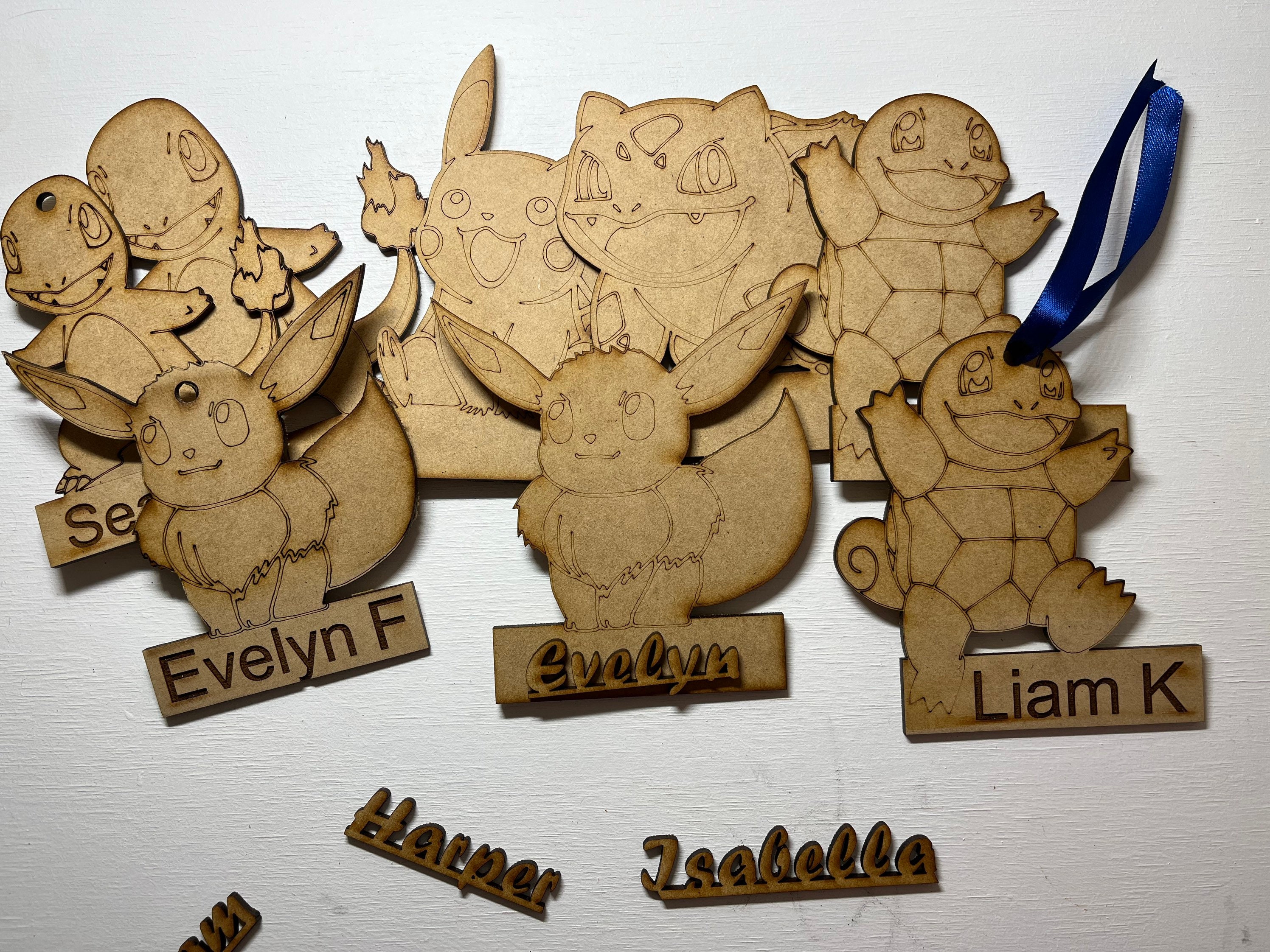 Pokemon Name Plaques - Etsy
