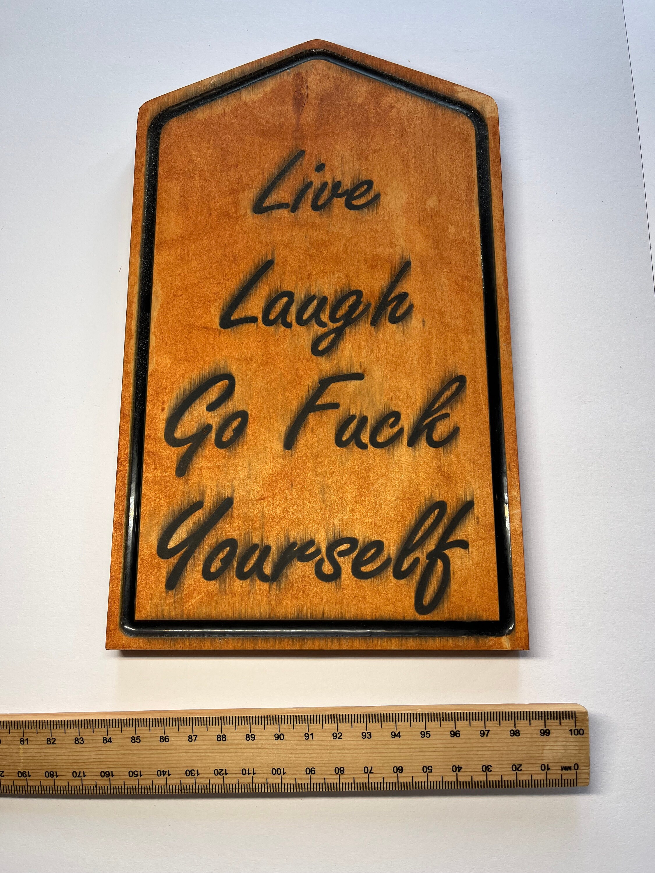 Live Laugh Go Fuck Yourself Sign - Etsy