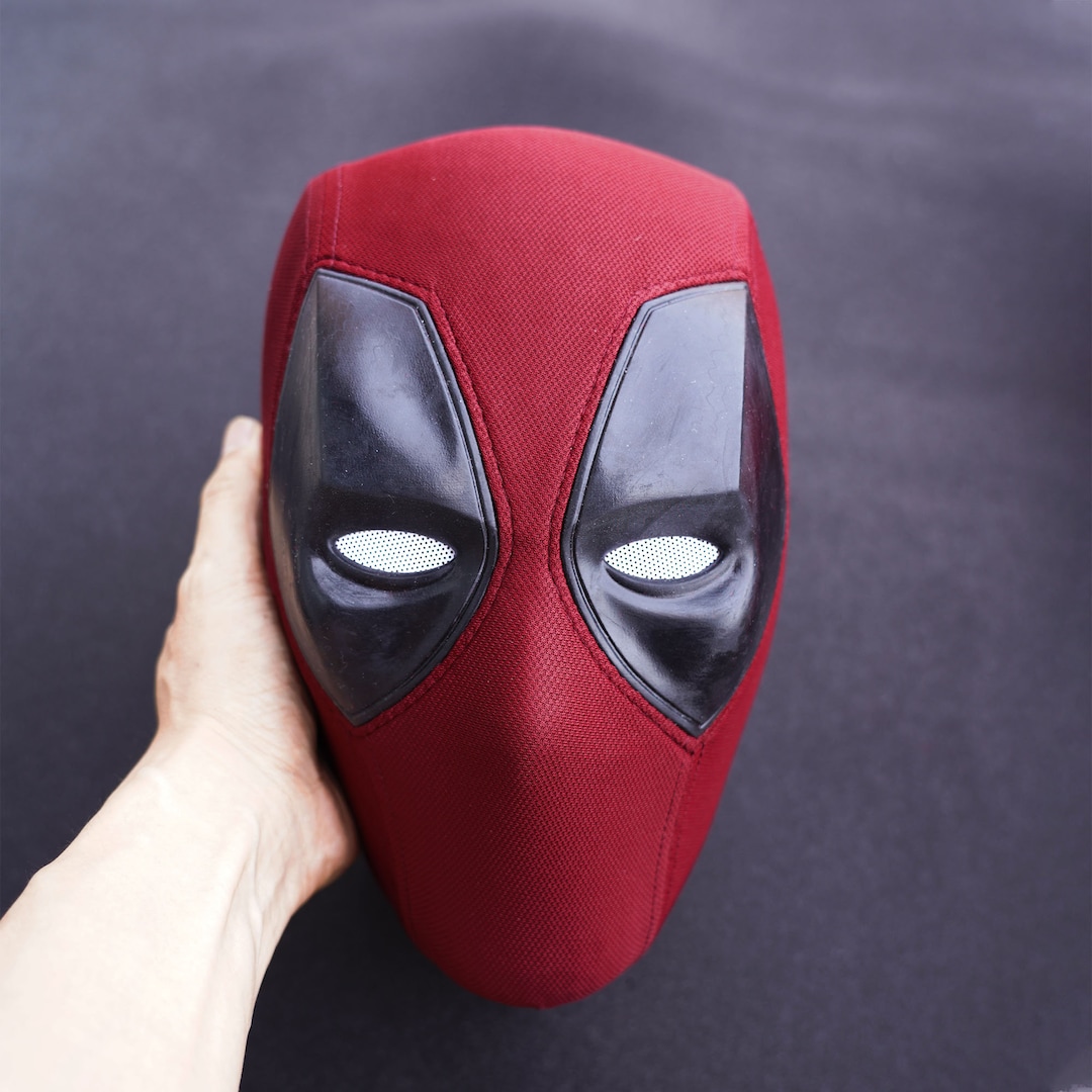 Deadpool Mask Adult Deadpool Cosplay Mask Movie Helmet Wearable 3D Face ...