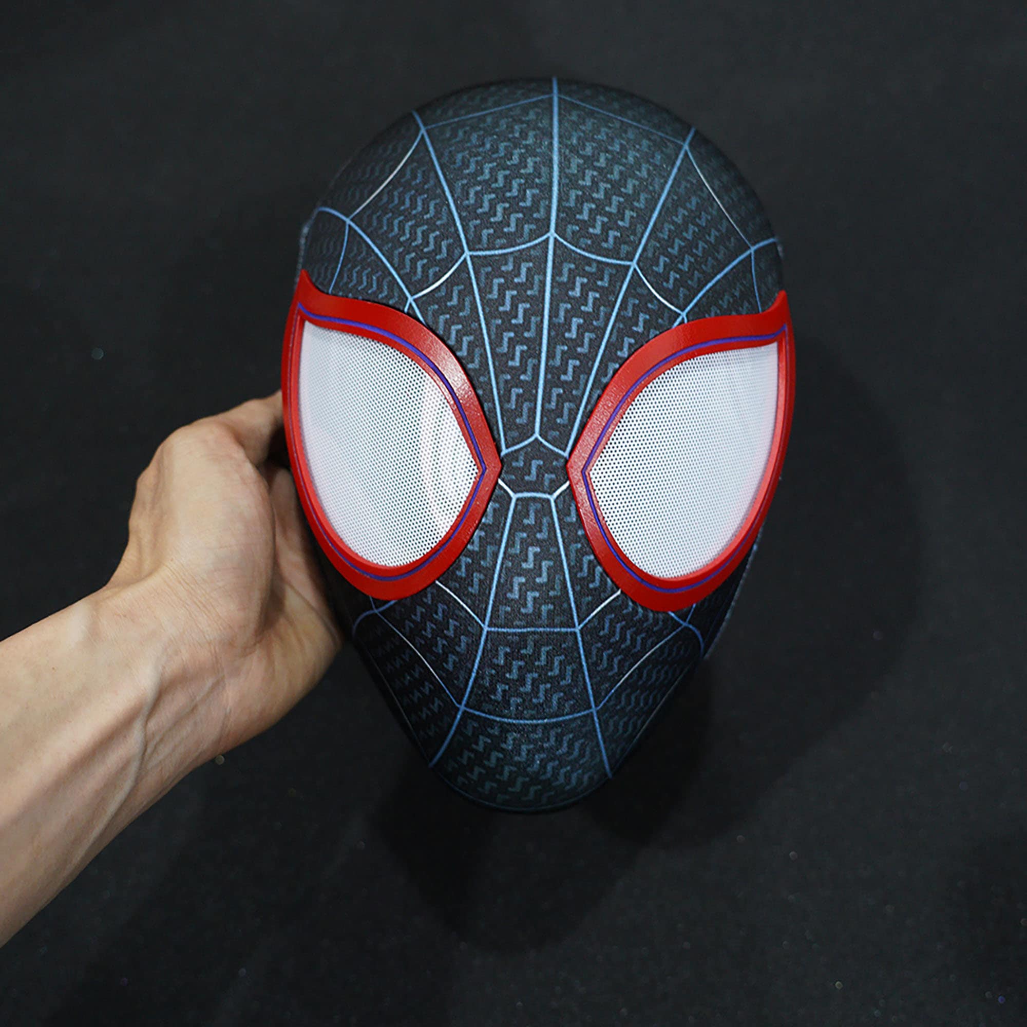 Spider-man Across the Spider Verse Wearable Mask With Internal - Etsy
