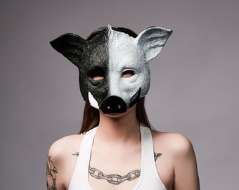 Full Face Animal Mask - Etsy
