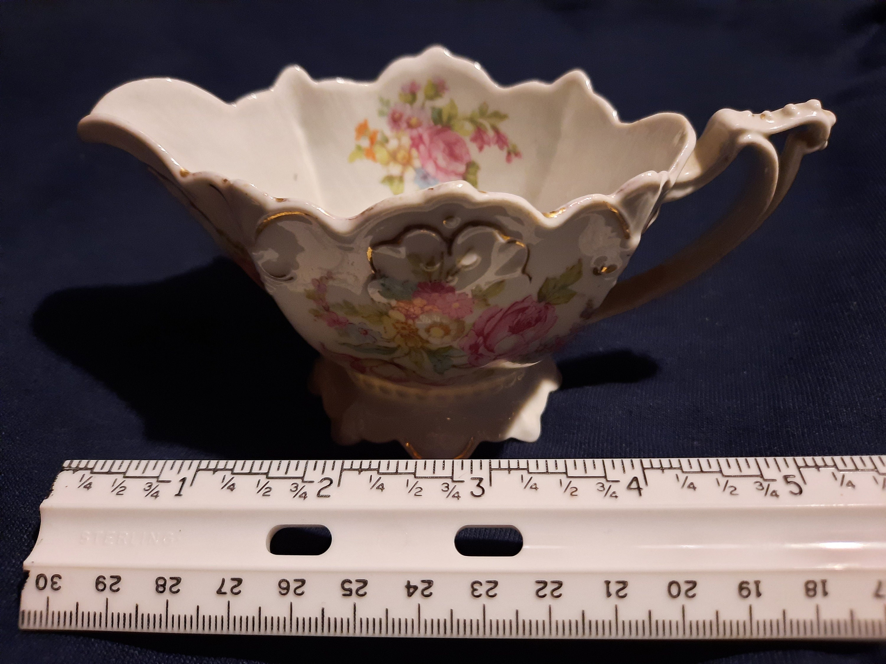 Vintage German Gesetzlich Geschutzt Porcelain Cream Pitcher - Etsy