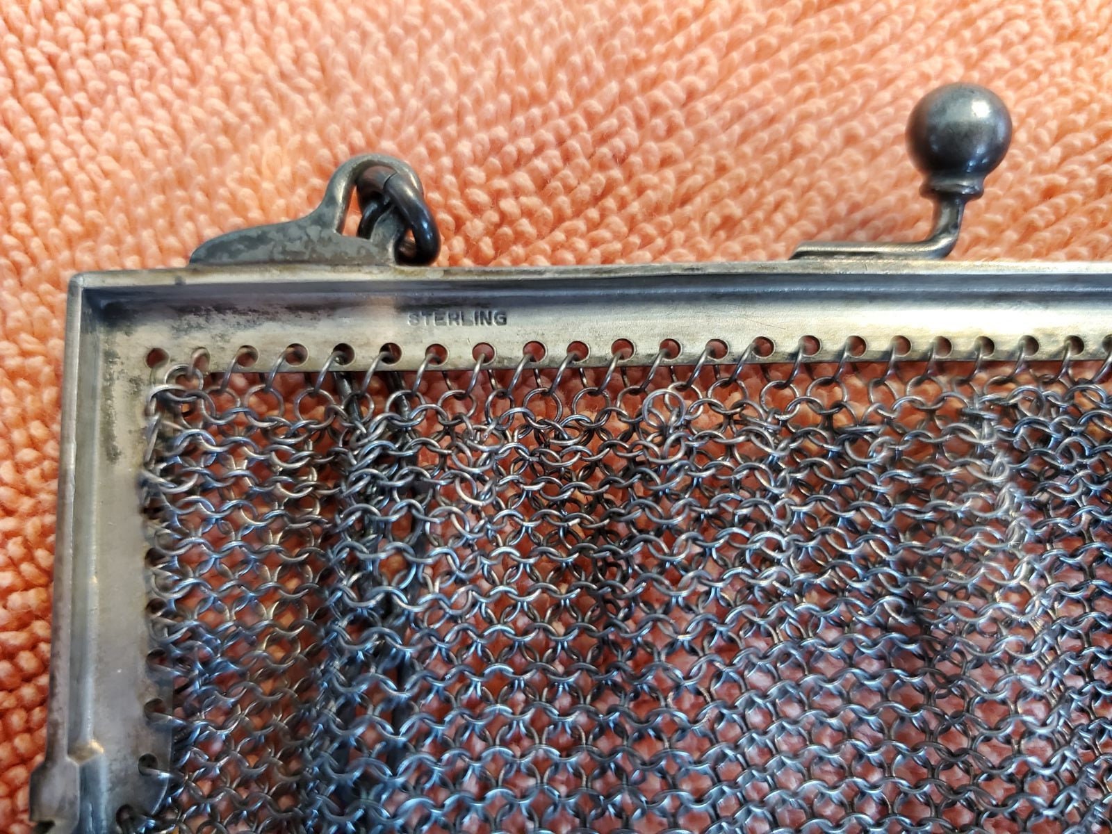 Antique German Silver Mesh Purse - Etsy