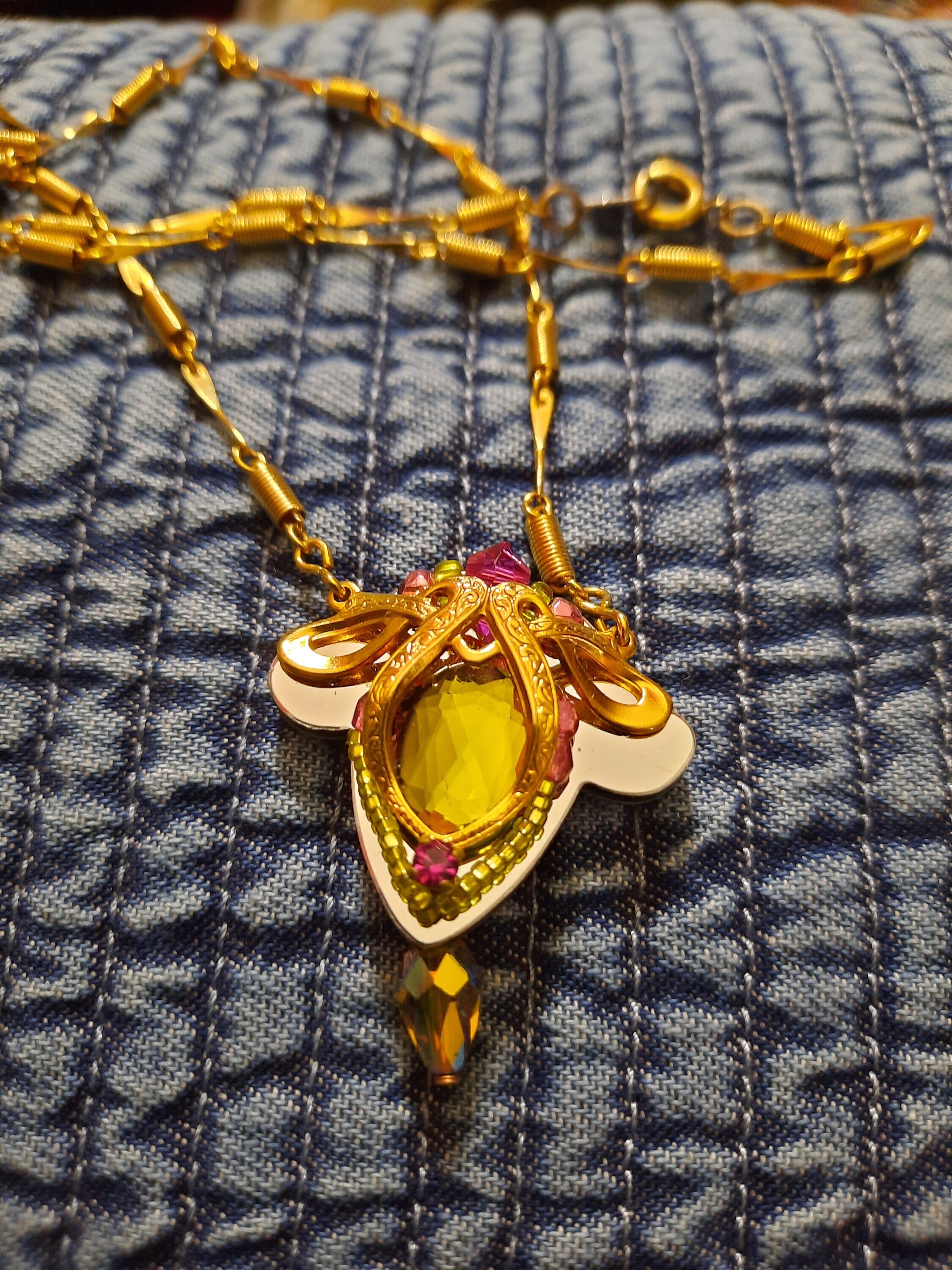 Liztech Victorian Style 20" Pendant - Etsy