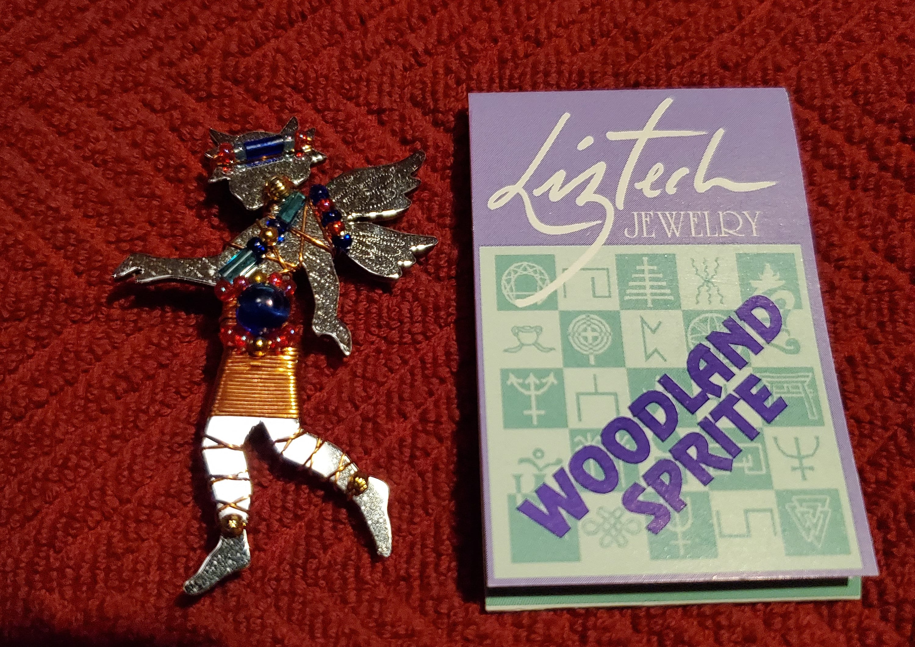 Liztech Woodland Sprite Brooch - Etsy