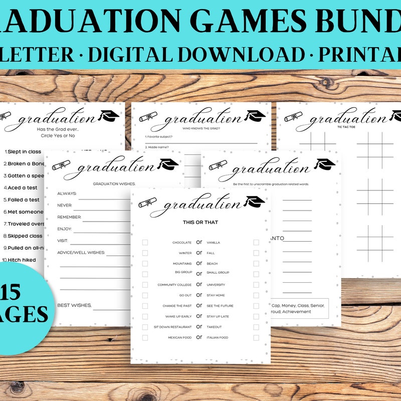 Graduation Games - Etsy
