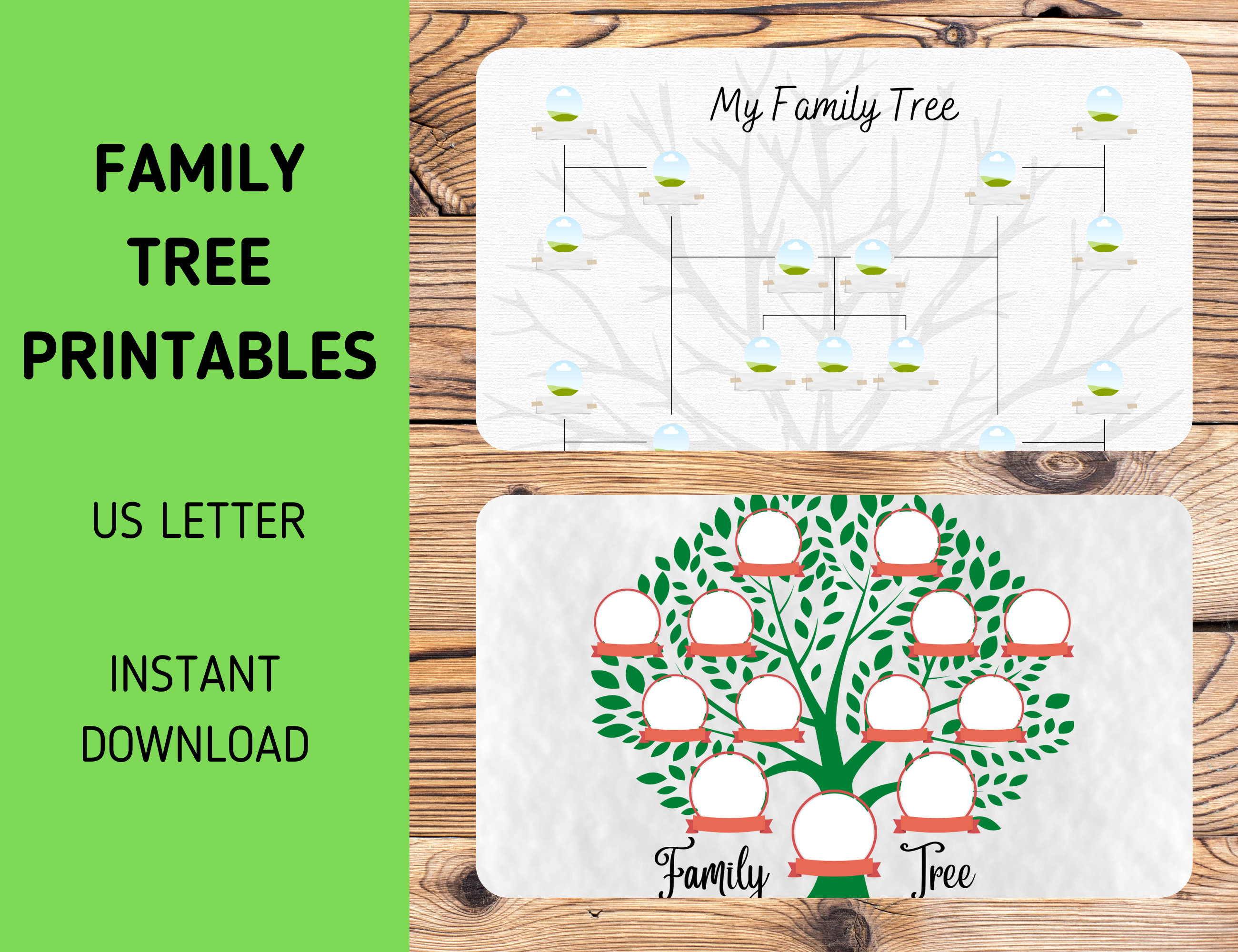 Family Tree Printables - Etsy
