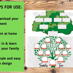 Family Tree Printables - Etsy