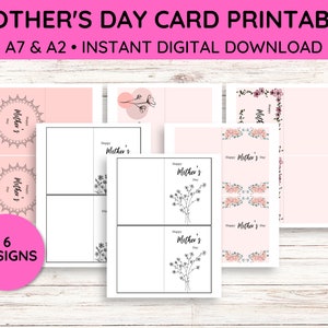 Mother's Day Cards Instant Download Printable, Mother’s Day Cards ...