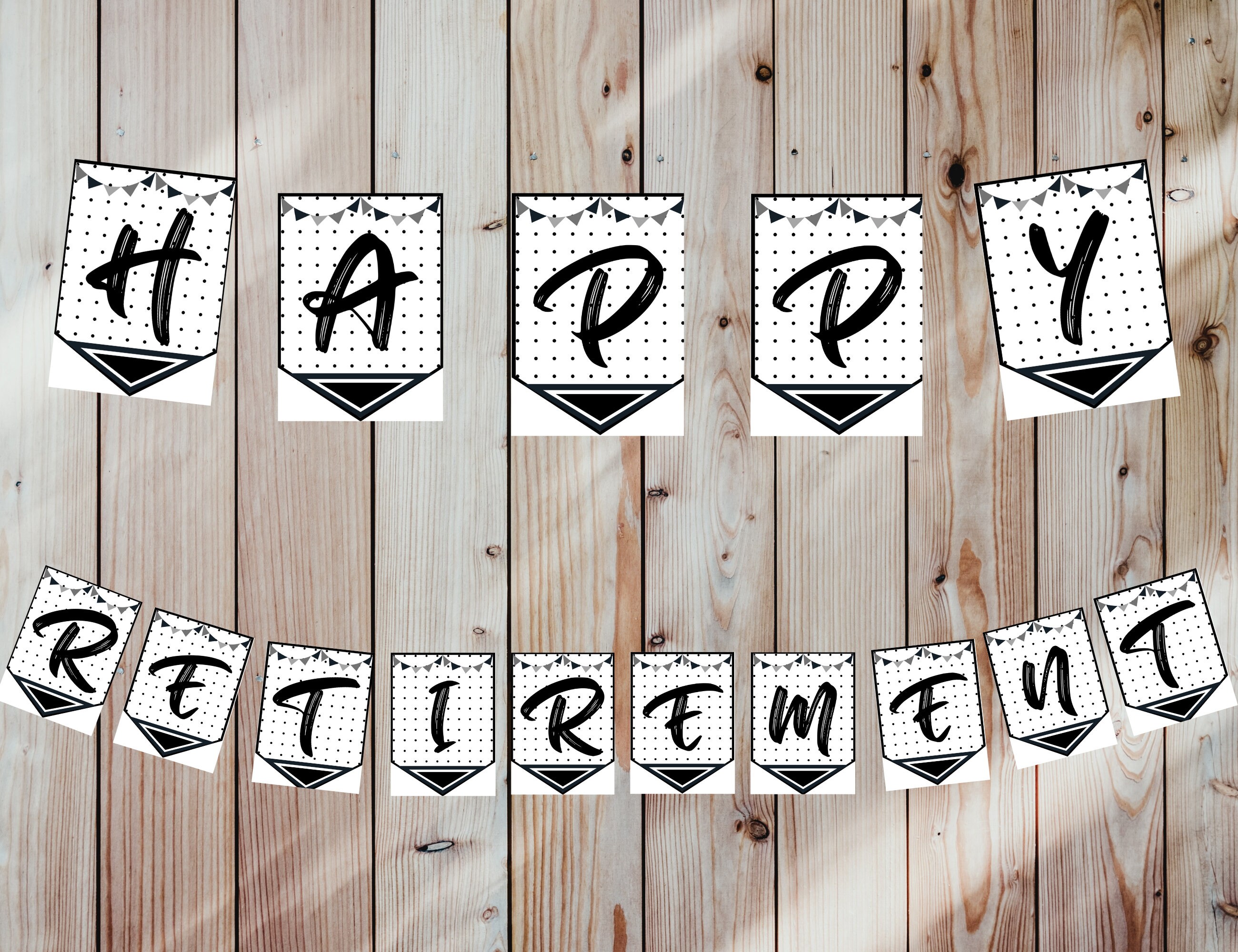 Retirement Party Bundle Printable, Retirement Party Decorations ...