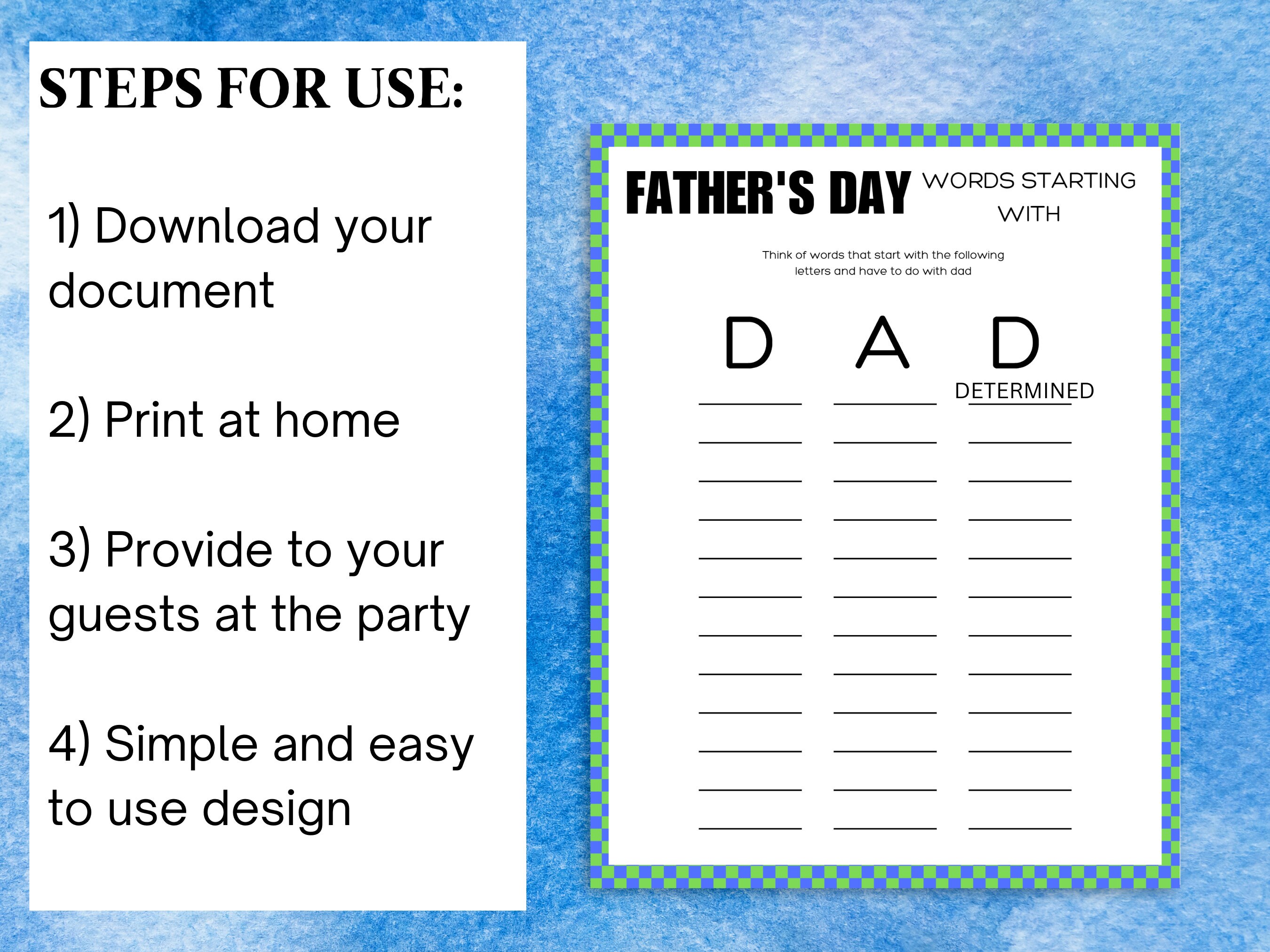 13 Father's Day Game Bundle Printable, Father's Day Games, Father's Day ...