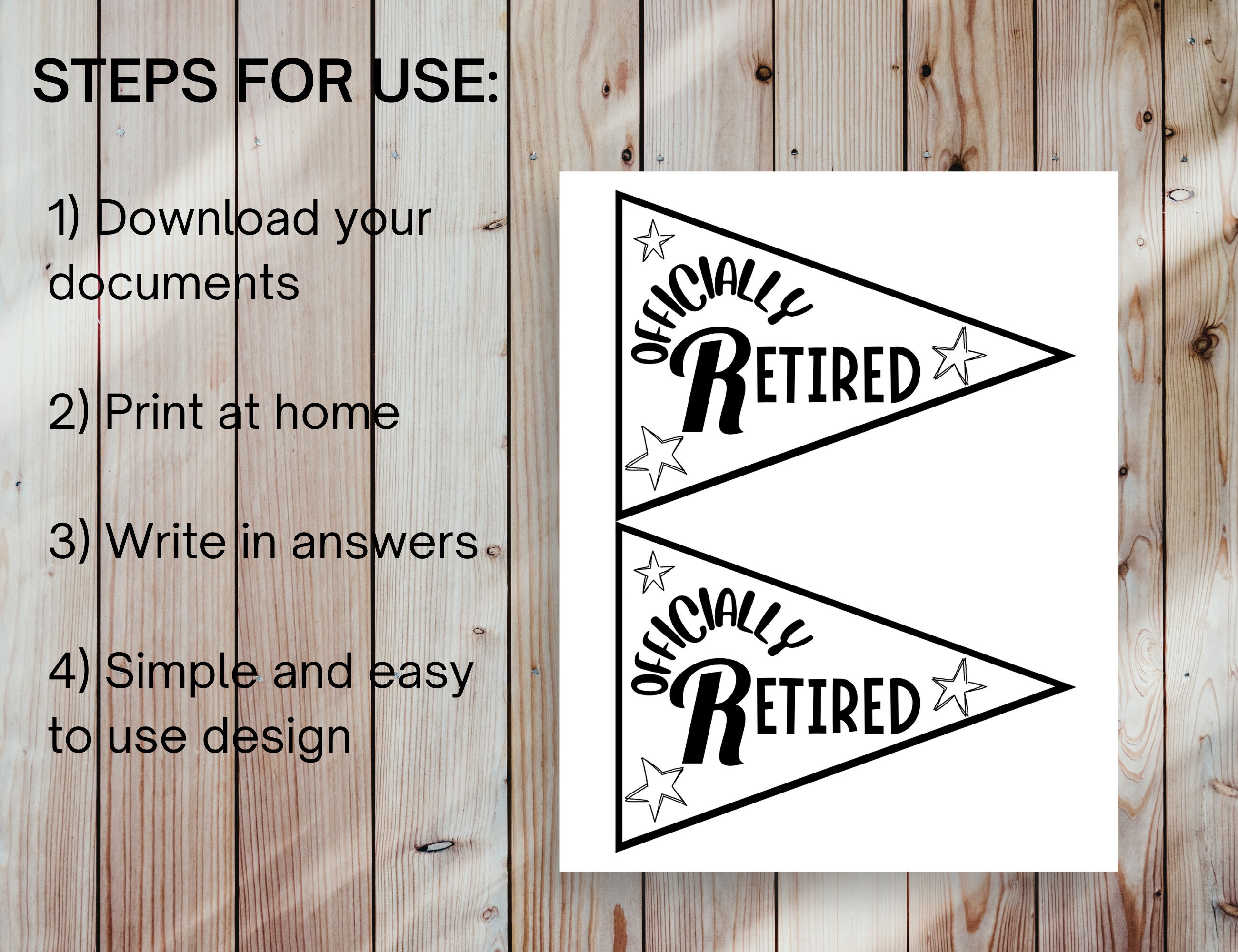 Retirement Party Bundle Printable, Retirement Party Decorations ...