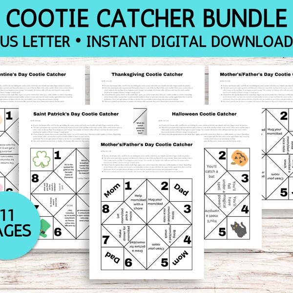 Cootie Catcher - Etsy