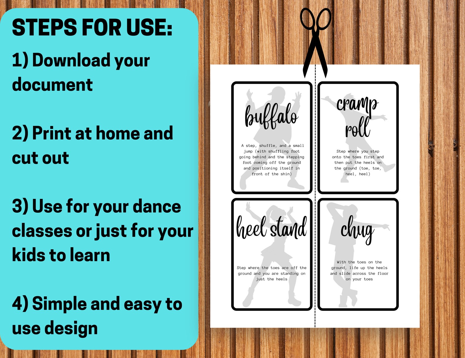 52 Dance Vocabulary Flashcards Printable Dance Teacher - Etsy Australia