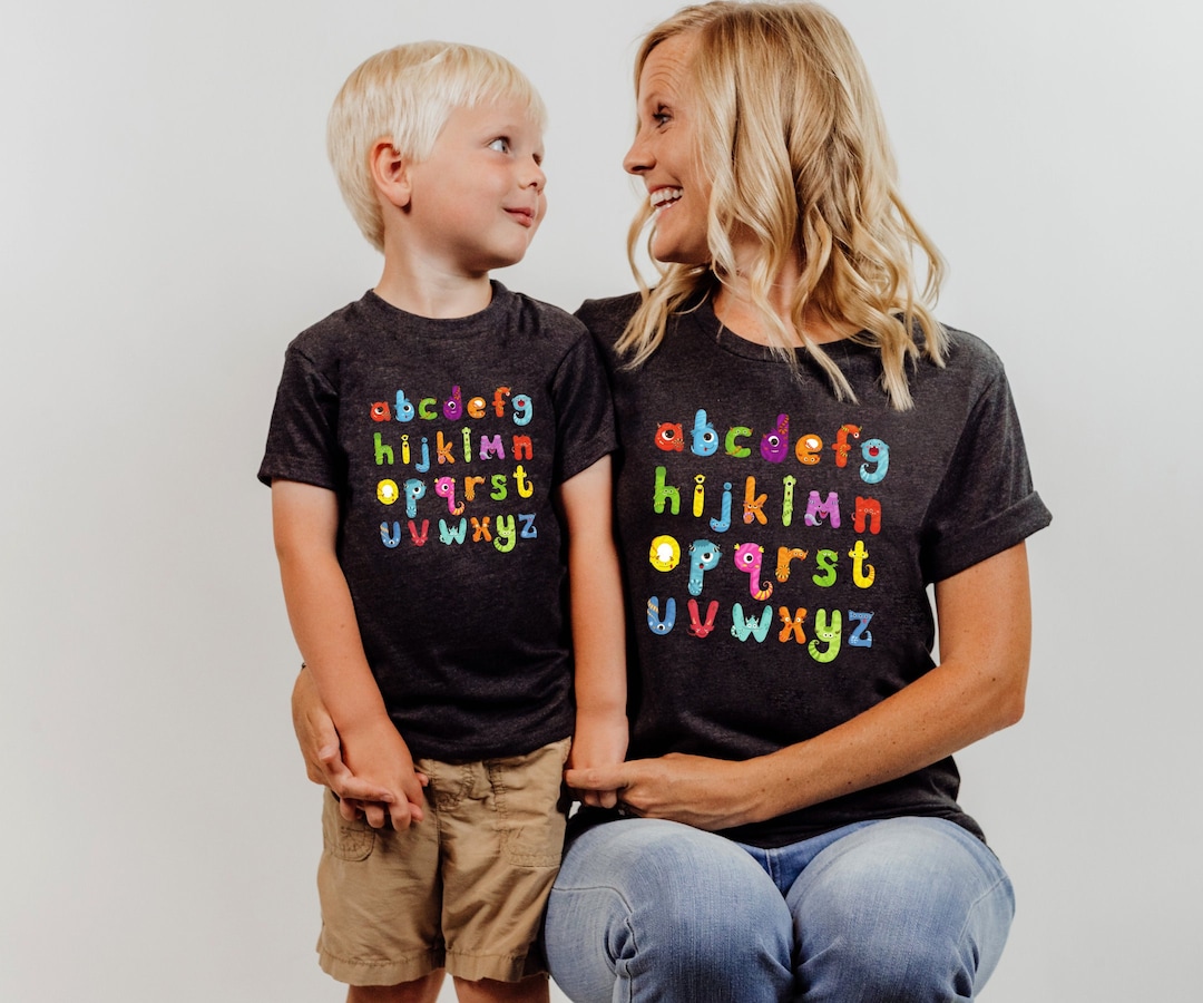 Alphabet Shirt, ABC Shirt, Animals Alphabet T-shirt, Kindergarten ...