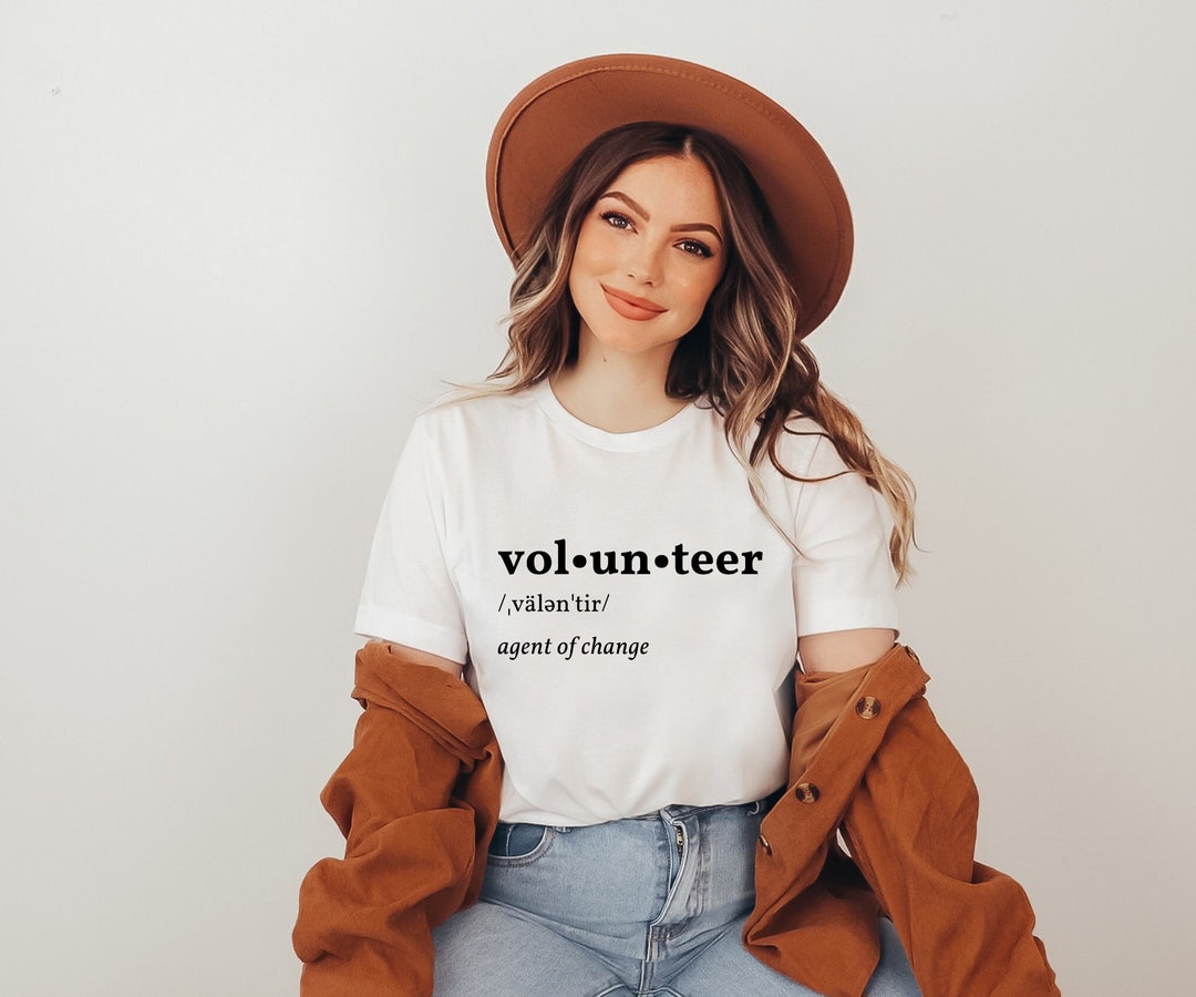 Volunteer Shirt, Volunteer Definition T-shirt, Gift for Volunteer Shirt ...