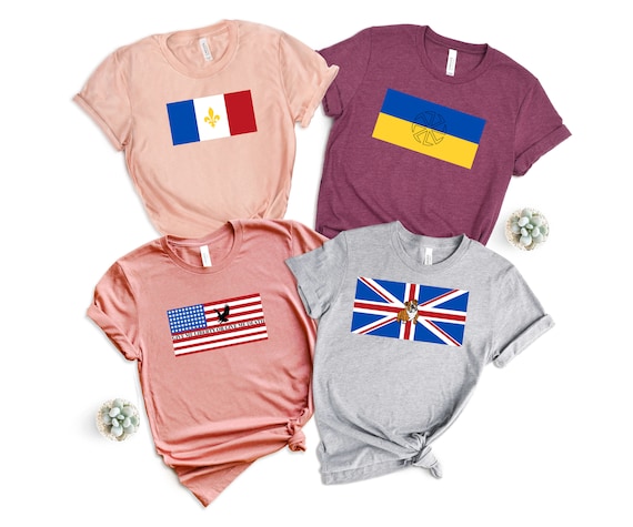 Custom Flag Shirt Shirt With Custom Flag Personalized Flag - Etsy