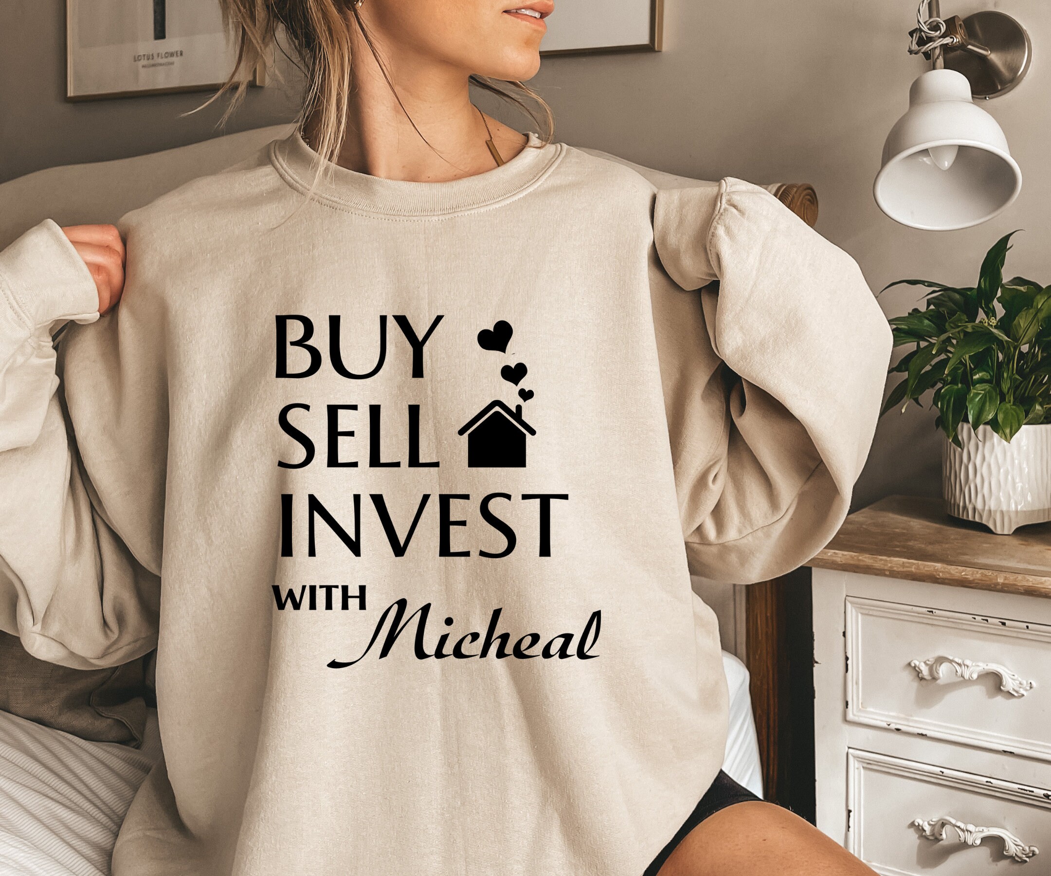Custom Real Estate Agent Sweatshirt, Personalized Realtor Hoodie ...